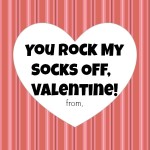 "You Rock My Socks Off!" Valentine's Day Gift Idea - Crafty Morning