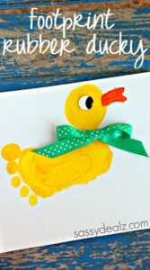 Footprint Duck Craft for Kids - Crafty Morning