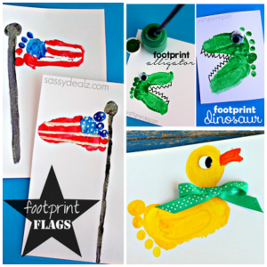 Footprint Duck Craft for Kids - Crafty Morning
