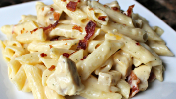 Chicken Bacon Ranch Pasta Recipe - Crafty Morning