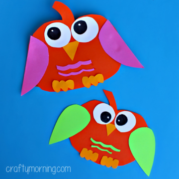 Paper Pumpkin Owl Craft for Kids - Crafty Morning