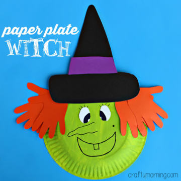 Paper Plate Witch Craft for Kids - Crafty Morning