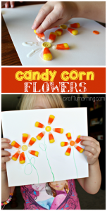 Make Flowers out of Candy Corn (Kids Craft) - Crafty Morning