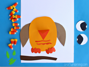 Candy Corn Owl Craft for Kids - Crafty Morning