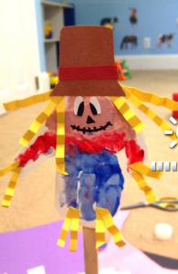 Handprint Scarecrow Craft for Kids to Make - Crafty Morning