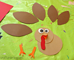 Football Turkey Craft for Kids to Make - Crafty Morning