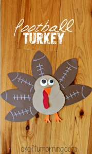 Football Turkey Craft for Kids to Make - Crafty Morning