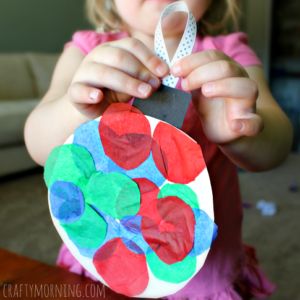 Paper Plate Christmas Ornament Craft for Kids - Crafty Morning
