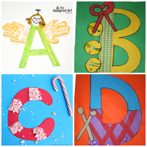 Winter/Christmas Alphabet Crafts for Kids - Crafty Morning