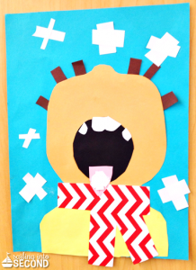 Children Catching Snowflakes (Winter Craft for Kids) - Crafty Morning