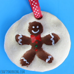 Gingerbread Man Pizza - Crafty Morning