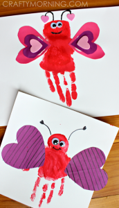 Handprint Love Bug Valentine Craft for Kids - Crafty Morning
