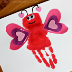 Handprint Love Bug Valentine Craft for Kids - Crafty Morning