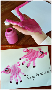 Handprint Pig Valentine Craft for Kids - Crafty Morning