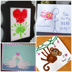 Valentine's Day Handprint Craft & Card Ideas - Crafty Morning