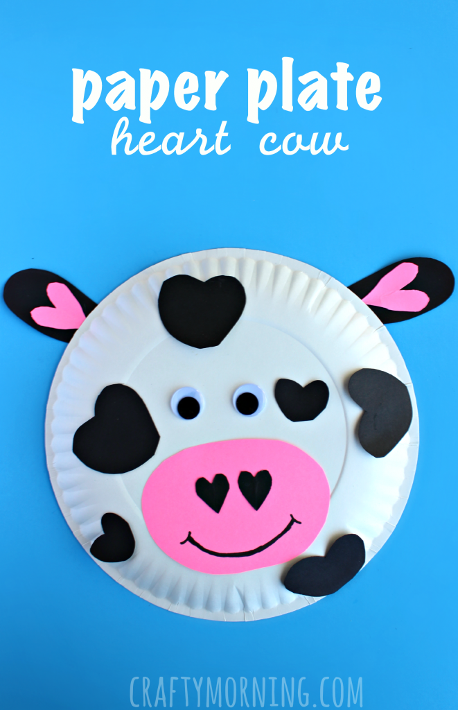 Valentine's Day Heart Shaped Animal Crafts For Kids - Crafty Morning