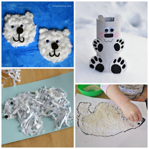 Winter Polar Bear Crafts for Kids to Make - Crafty Morning