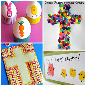 Easter Handprint and Fingerprint Crafts for Kids - Crafty Morning