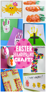 Easter Handprint and Fingerprint Crafts for Kids - Crafty Morning