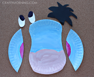 Paper Plate Eeyore (Donkey Craft for Kids) - Crafty Morning