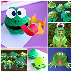 Cute Frog Crafts for Kids to Create - Crafty Morning
