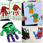 Amazing Superhero Handprint Crafts for Kids - Crafty Morning