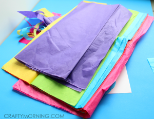 Tissue Paper Dragonfly Craft for Kids - Crafty Morning