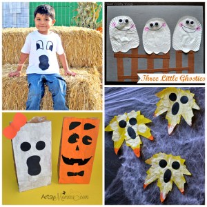 Non-Spooky Halloween Ghost Crafts for Kids - Crafty Morning