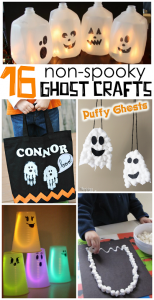 Non-Spooky Halloween Ghost Crafts for Kids - Crafty Morning