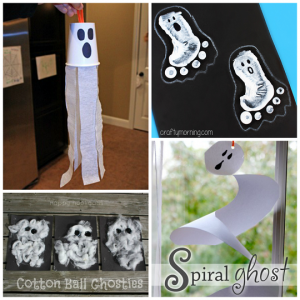 Non-Spooky Halloween Ghost Crafts for Kids - Crafty Morning