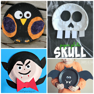Paper Plate Halloween Crafts for Kids - Crafty Morning