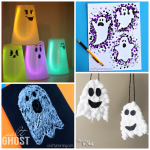 Non-Spooky Halloween Ghost Crafts for Kids - Crafty Morning