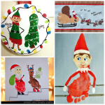 Adorable Christmas Footprint Crafts for Kids - Crafty Morning