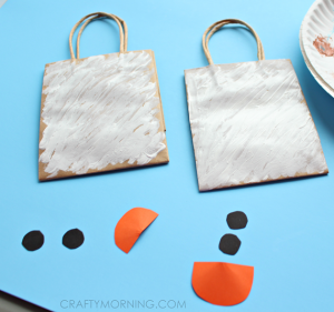 Snowman Gift Bags for Kids to Make - Crafty Morning