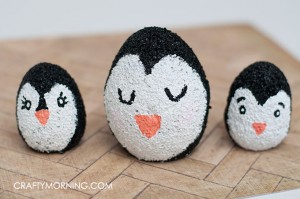 Foam Egg Penguin Craft for Kids - Crafty Morning