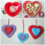 DIY Clay Heart Pendants for Kids to Make - Crafty Morning