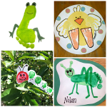 Darling Spring Footprint Crafts for Kids - Crafty Morning