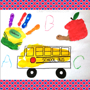 Back to School Handprint Kids Crafts - Crafty Morning