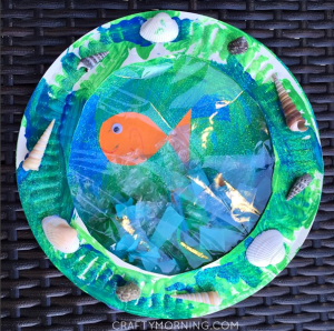 Paper Plate Porthole Fish Craft for Kids - Crafty Morning