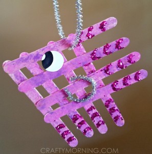 Popsicle Stick Fish Craft for Kids - Crafty Morning