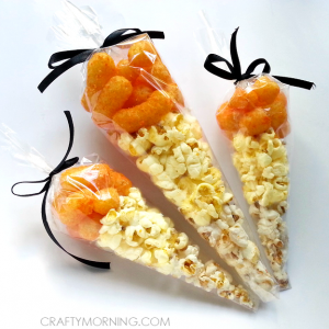 Halloween Candy Corn Treat Bags - Crafty Morning