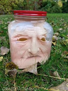How to Make Creepy Heads in Jars - Crafty Morning