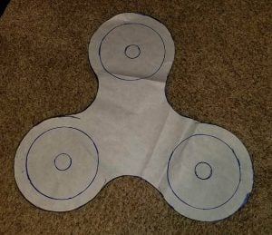 DIY Lighted Fidget Spinner Costume - Crafty Morning