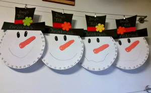Snowman Countdown to Christmas Craft - Crafty Morning