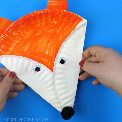 Leaf Fox Craft for Kids to Make - Crafty Morning