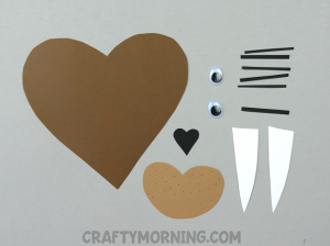 Heart Walrus Valentine Craft - Crafty Morning