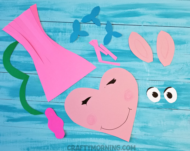 Heart Poppy Trolls Valentine Craft - Crafty Morning