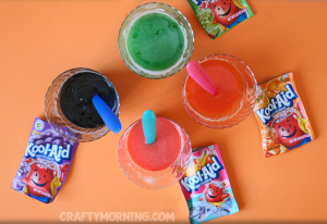 Kool-aid Easter Egg Drip Decorating - Crafty Morning