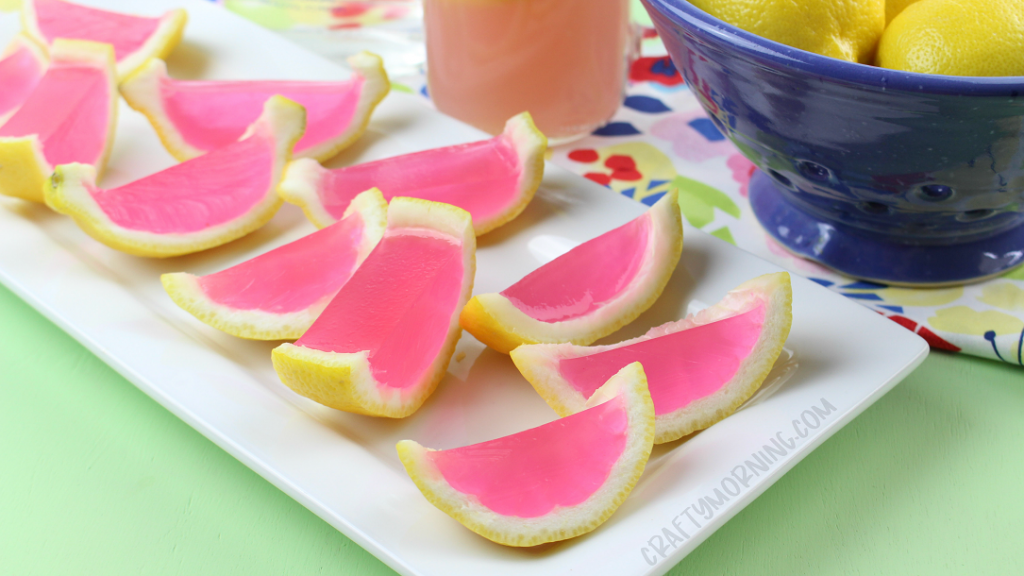 Pink Lemonade Jello Shots - Crafty Morning