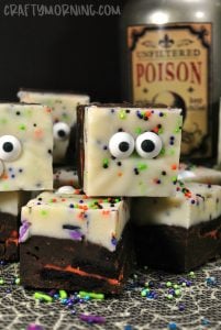 Halloween Monster Fudge - Crafty Morning